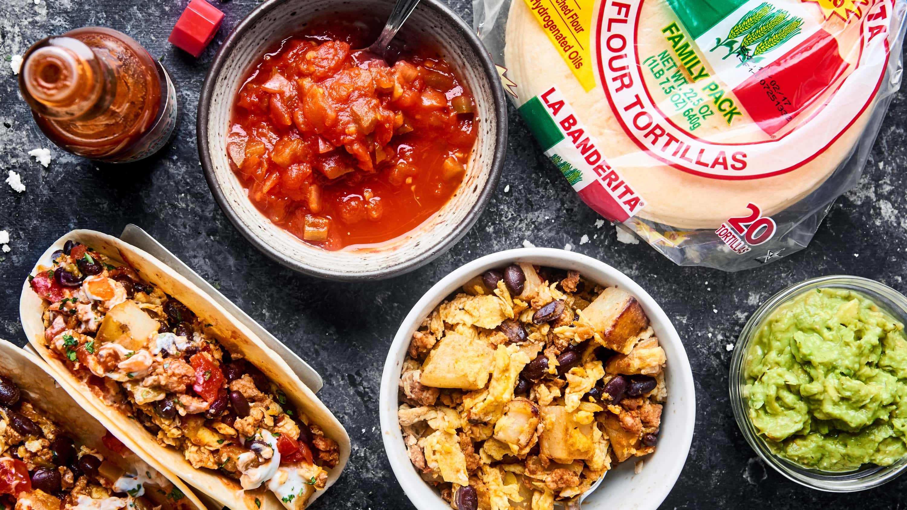 Egg, Chorizo, and Potato Breakfast Taco | TABASCO® Recipes Egg, Chorizo, and Potato Breakfast Taco | TABASCO® Recipes