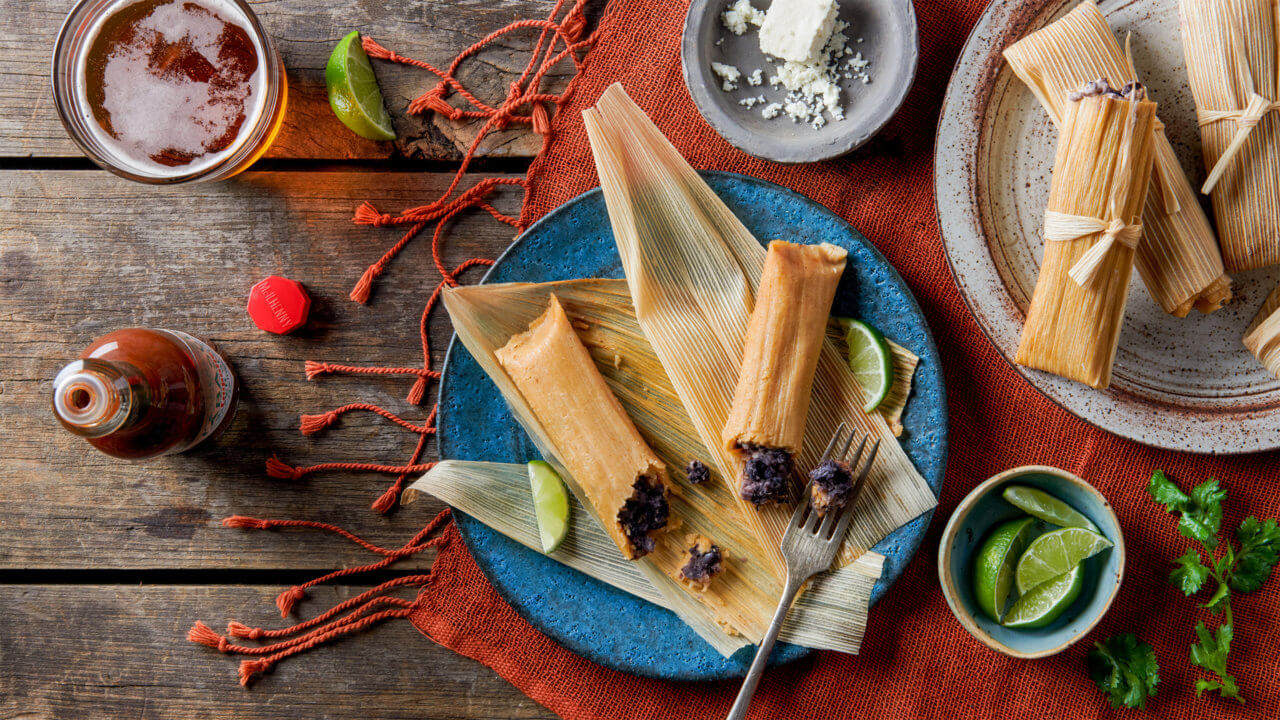 Black Bean Chipotle Oaxaca Cheese Tamales | TABASCO® Recipes