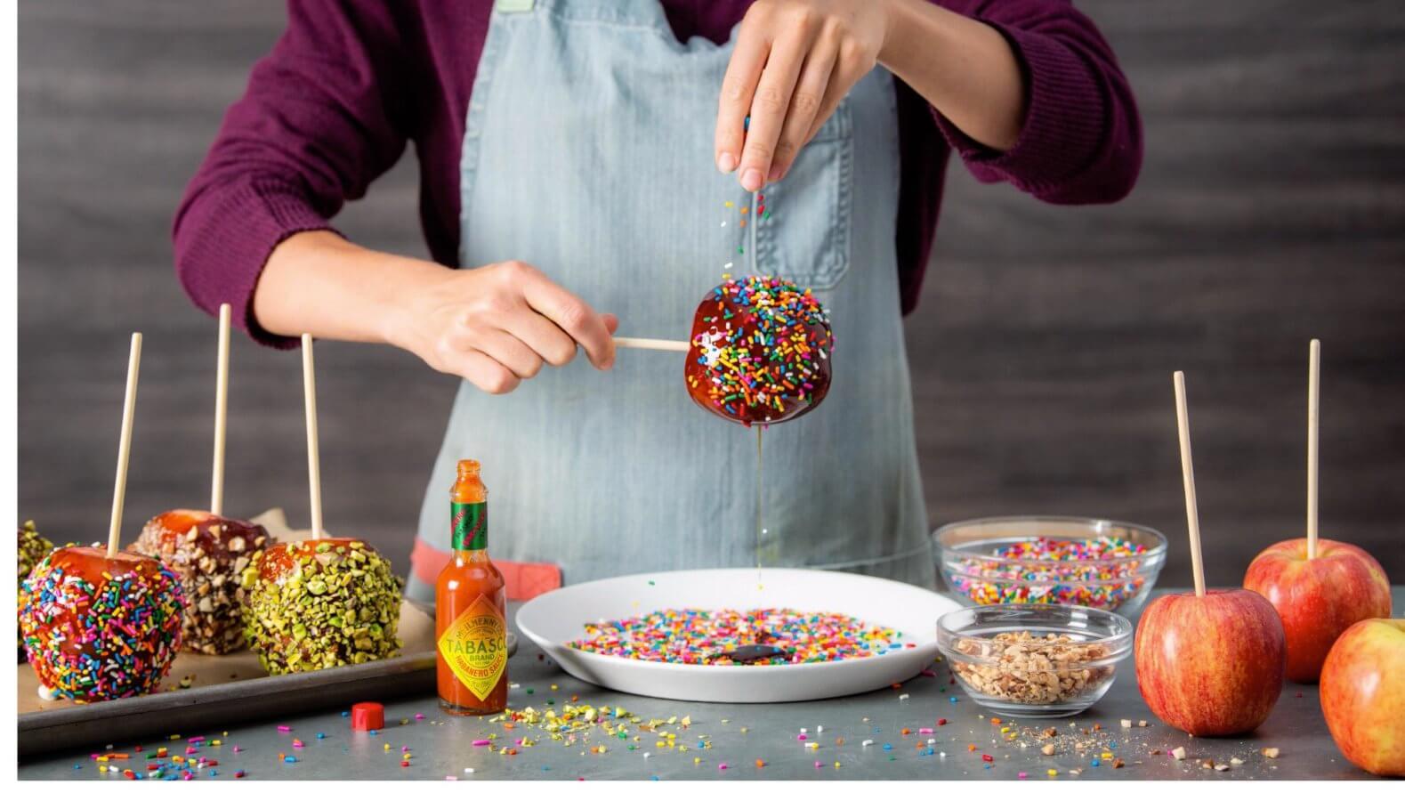 Spicy Decorated Candy Apples | TABASCO® Recipes