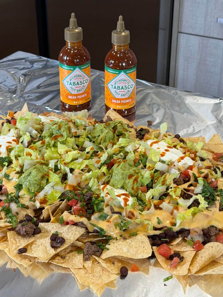 Loaded Tabletop Nachos w/ Tabasco Salsa Picante | TABASCO® Recipes